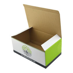 Glossy Lamination Paperboard Packaging Box 350gsm White Cardboard