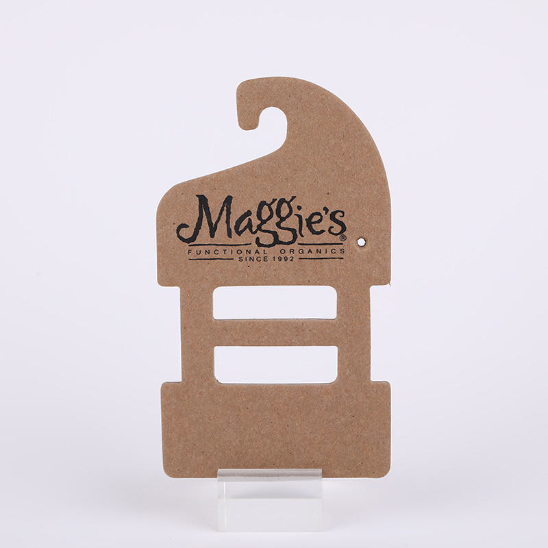 Custom Printed Cardboard Hangers with Logo - Sustainable Fashion Display