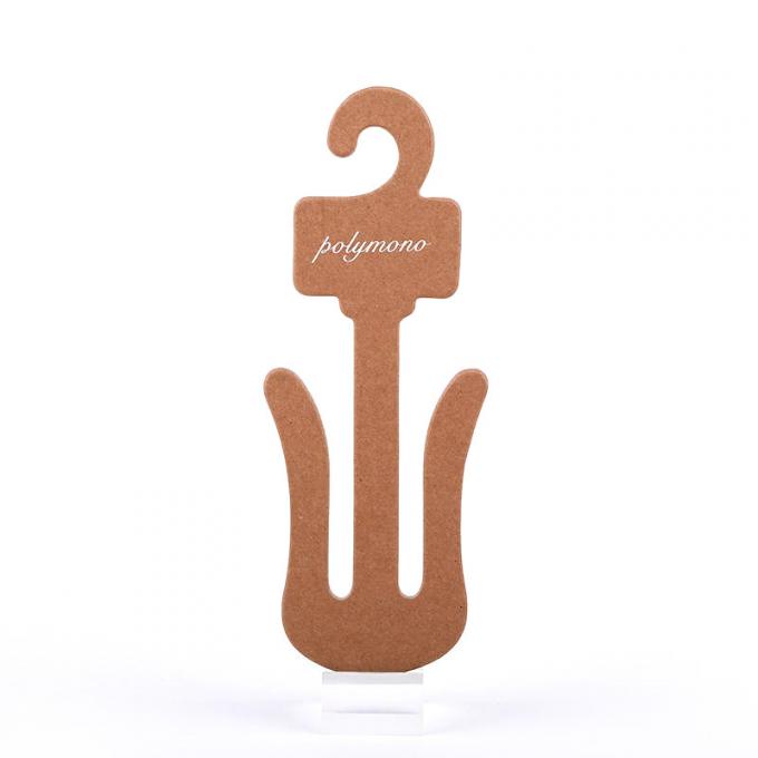 Kraft Cardboard Display Hangers Flip Flop 25mm Cardboard Clothes Hangers